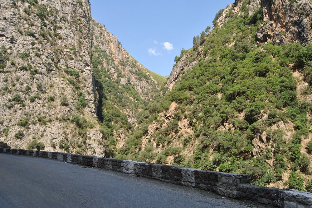 De Sétif à Béjaïa par les gorges de Kherrata